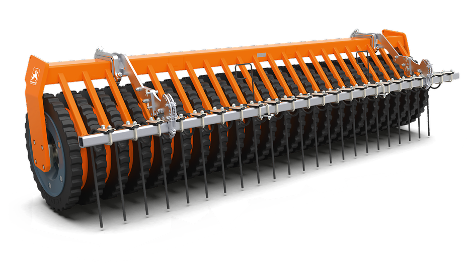 Kombinationen aus Nachlaufwalze und Striegel