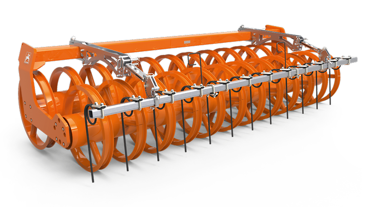 Kombinationen aus Nachlaufwalze und Striegel